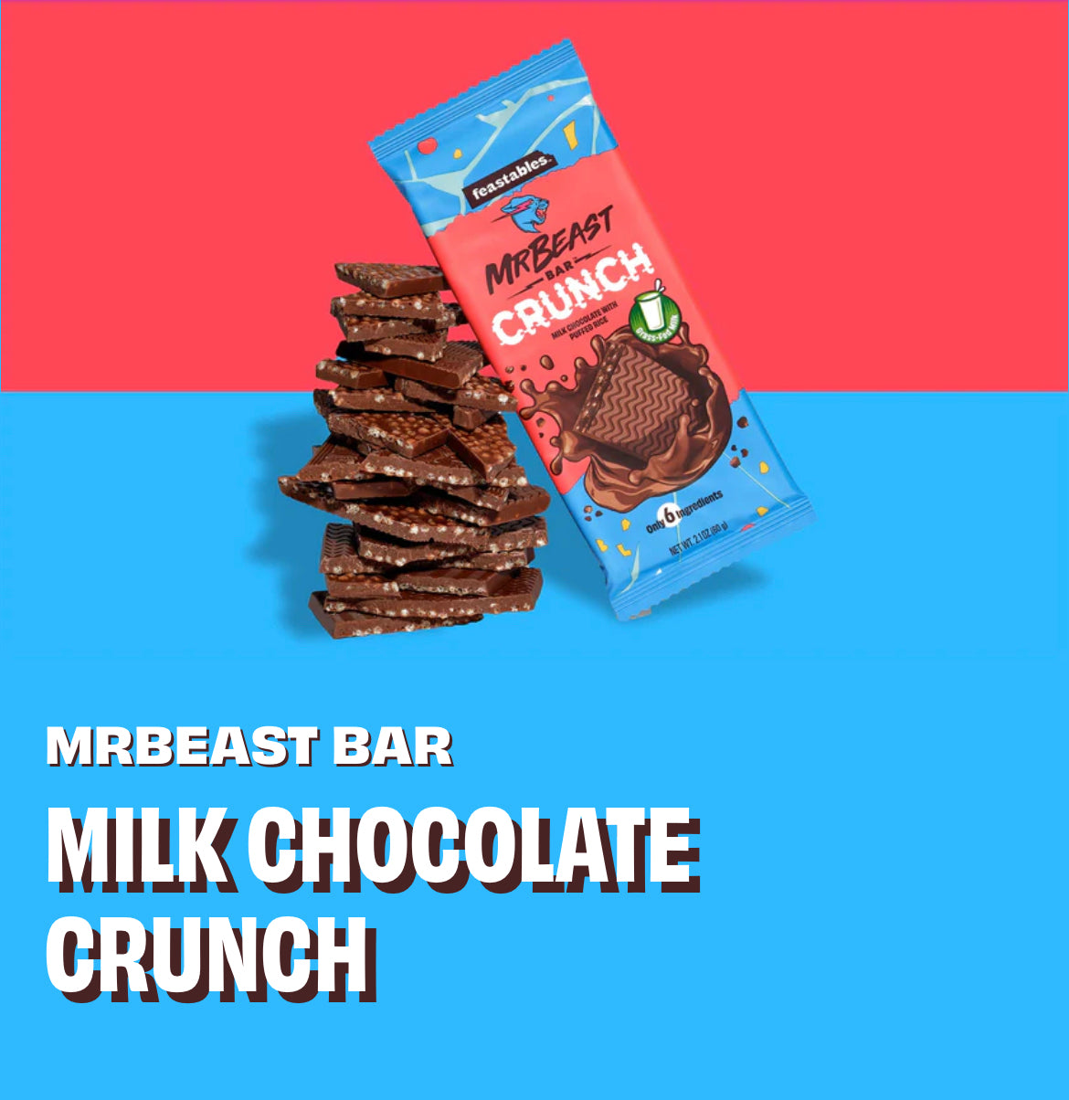 MR BEAST Feastables Crunch 60g | Nashi Box